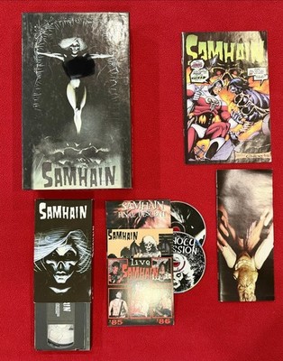 2000 RARE SAMHAIN BOX SET DANZIG MISFITS Box VHS Book Comic CDs Sold ...