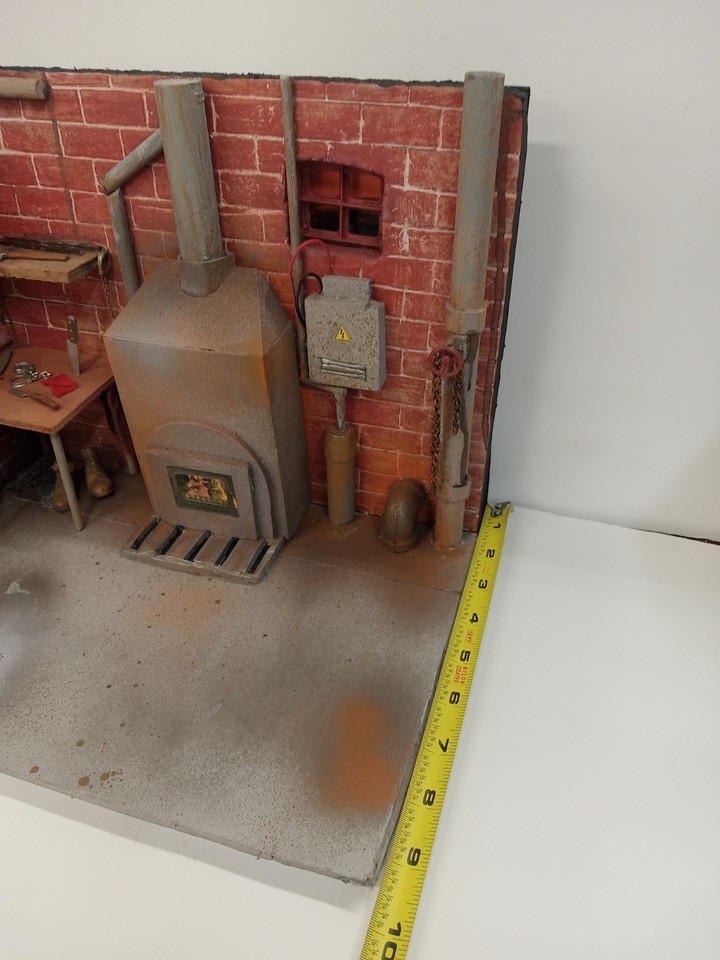 Boiler Room Display For NECA Freddy Kruger 7 inch Figures Nightmare On ...