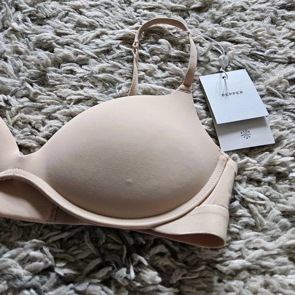 NWT Pepper Zero - G Wirefree Lift Up Bra 36A Gravity Defying Push Up ...