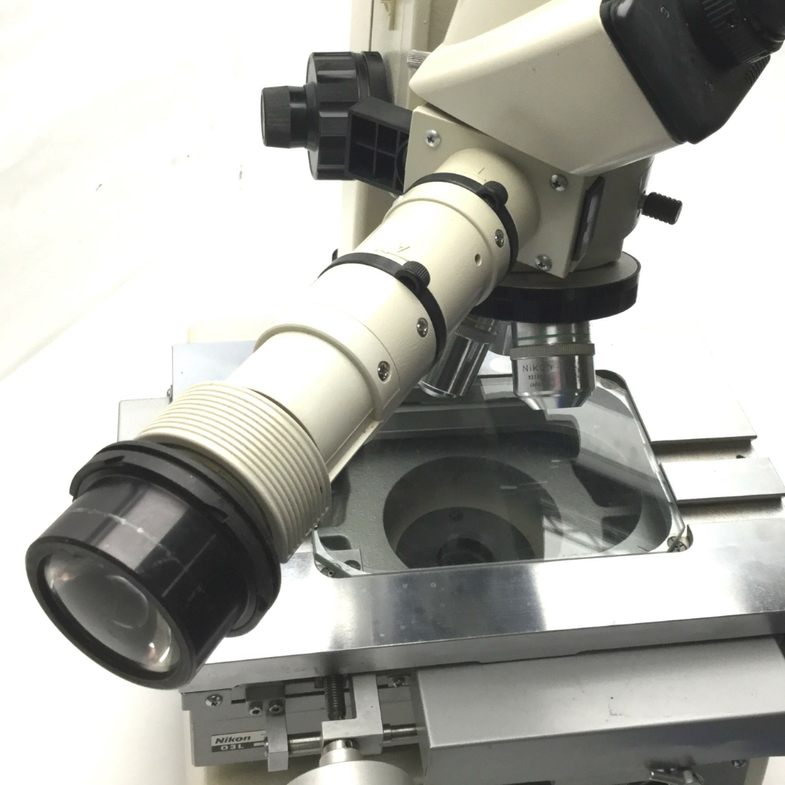 Nikon MM-11 Measuring Microscope With ME-50H DigiMicro Position Reader ...