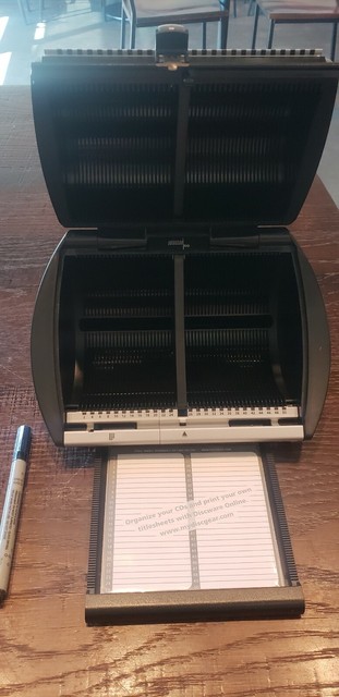 3800-02m DiscGear Storage Holds Black 50 Case Selector Discs DVD CD for ...