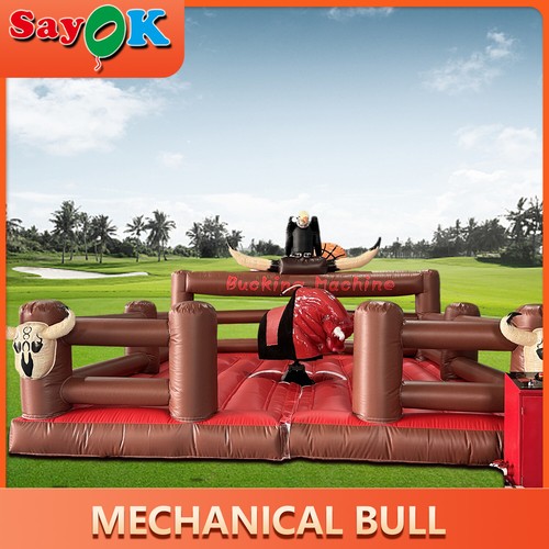 6x2.5m Commercial Inflatable Mechanical Bull Riding Rodeo Cowboy Game ...