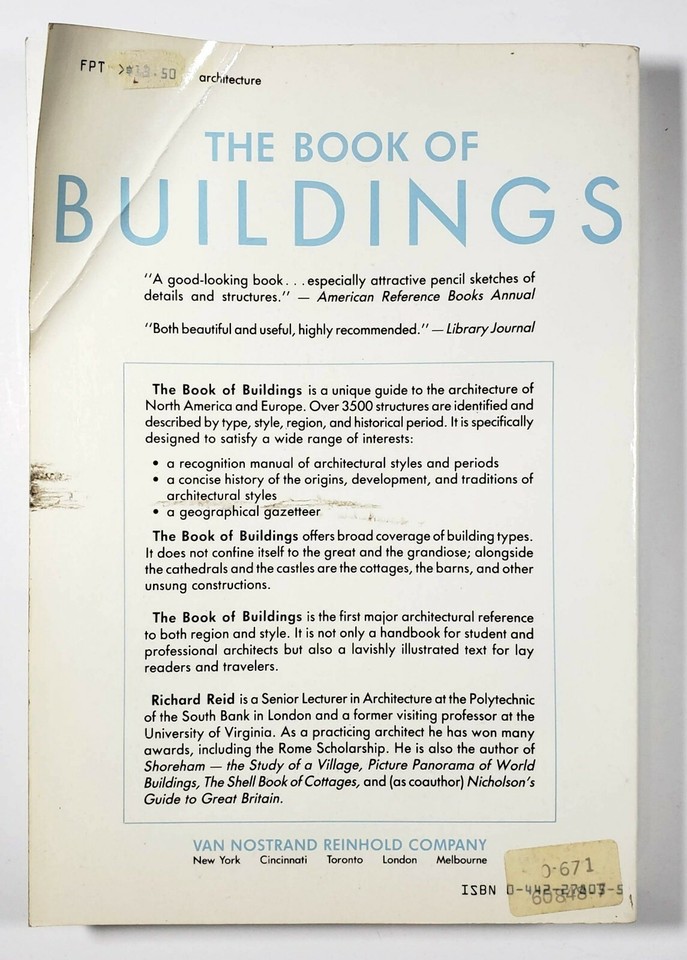 Book of Buildings Architecture of North America and Europe ...