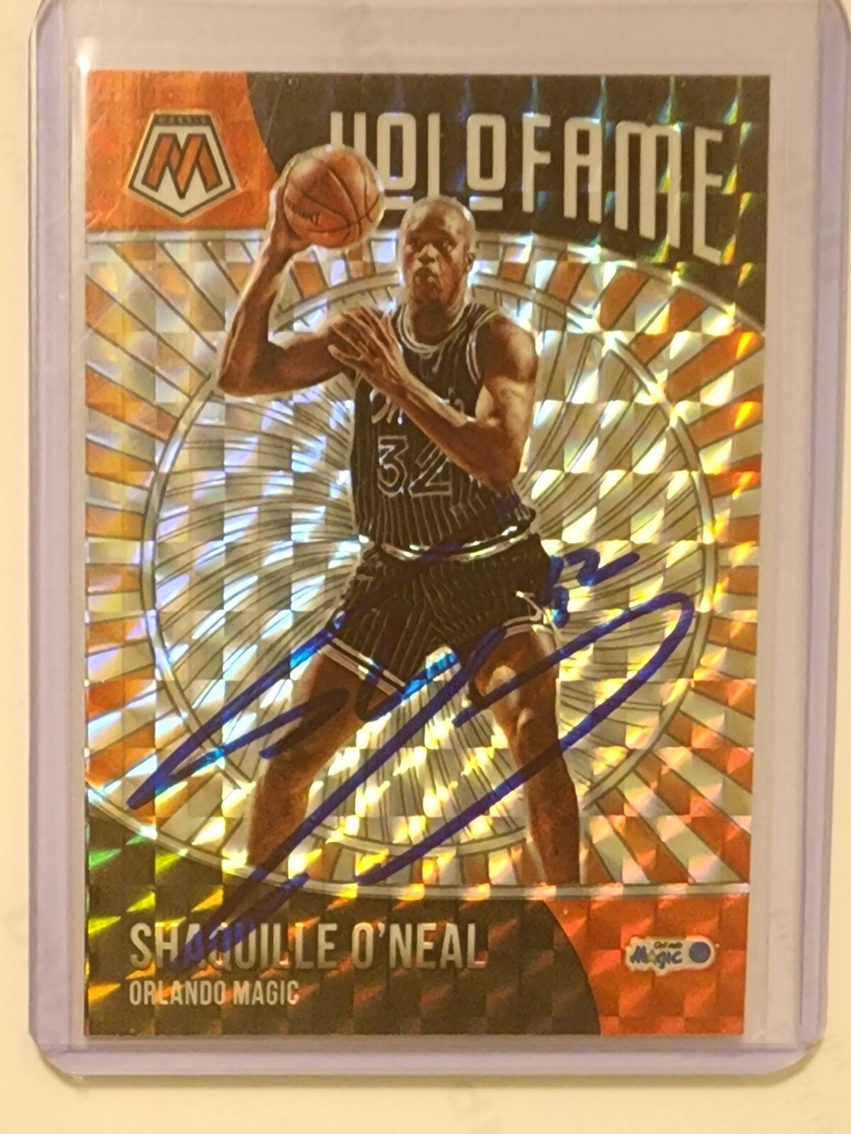 2020-21 #3 Shaquille O’Neal Shaq HoLoFame Orlando Magic Autographed ...