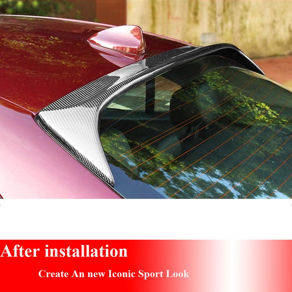 Fits Alfa Romeo Giulia 2015-2021 Carbon Fiber Rear Roof Spoiler Window ...