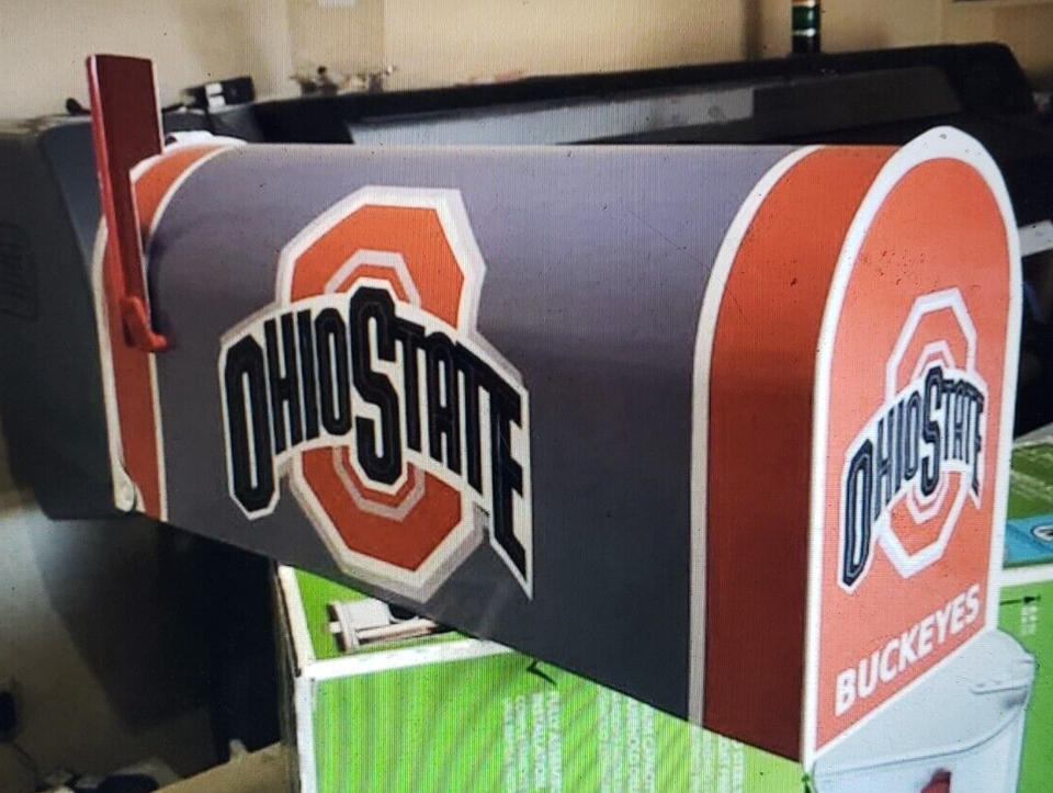 Ohio State Buckeyes Mailbox~TICKETS~HATS~HELMETS~NO PAINT~NO CHIPS ...