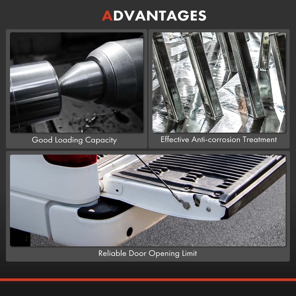 4x LH & RH Metal Gate+Body Side Tailgate Hinge for Chevrolet Colorado ...