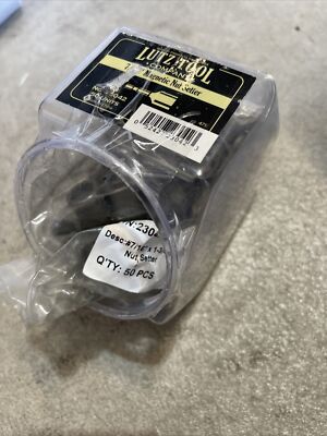 50 Pack Lutz 7/16" Hex 1/4" Shaft Magnetic Nut Driver Setter 23042 | eBay