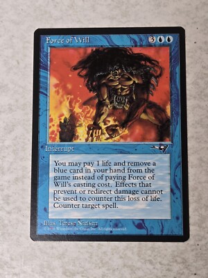 WOTC MtG Alliances Force of Will (U2) NM see pics | eBay