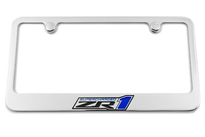 Chevrolet Corvette ZR1 Chrome Plated Engraved License Plate Frame ...