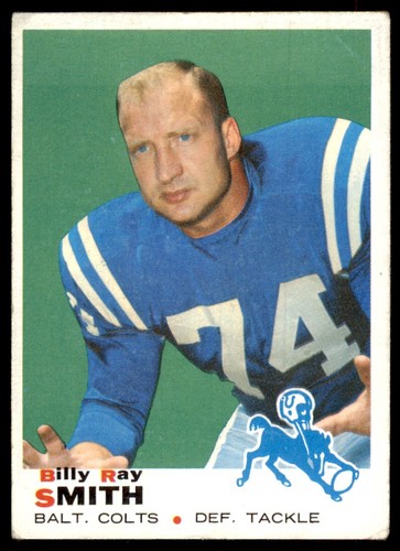 1969 TOPPS. BILLY RAY SMITH. BALTIMORE COLTS #185 | eBay