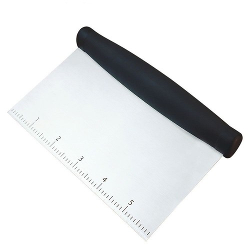 Black Handle Dough Scraper Scale Pastry Scraper Food Chopper Baking ...