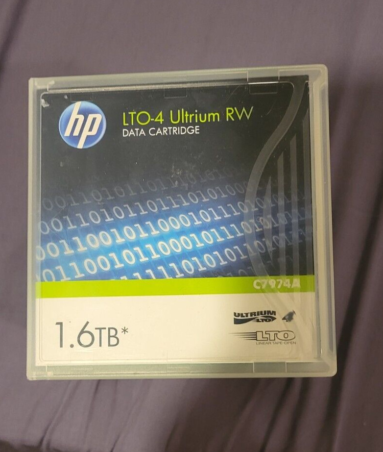 HP LTO Ultrium 4-Tapes Rewritable Data Cartridge - 800 GB (Native), 1.6 ...