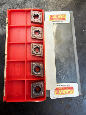 Qty 5 Sandvik CNMG 433 SMR CNMG120412-SMR 1125 Grade Carbide Inserts | eBay