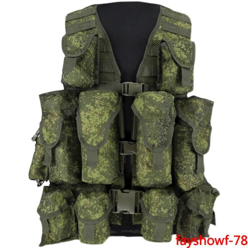 Russian Tactical Vest 6sh117 Molle Bags Emr Replica Combat Equipment ...