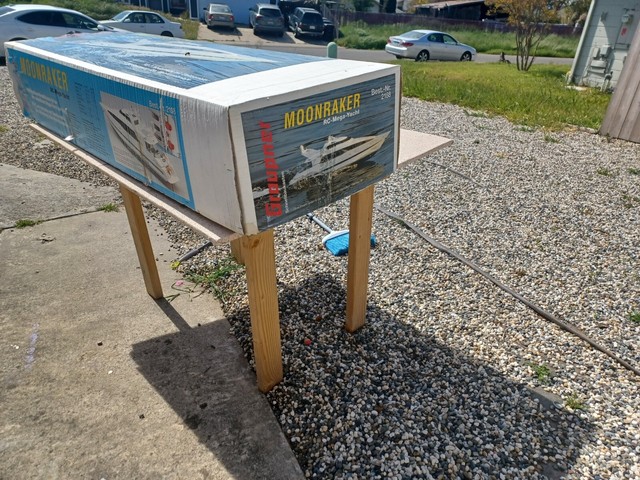 VINTAGE GRAUPNER MOONRAKER RC MEGA YACHT PART# 2188 "NEW" UNBUILT KIT ...