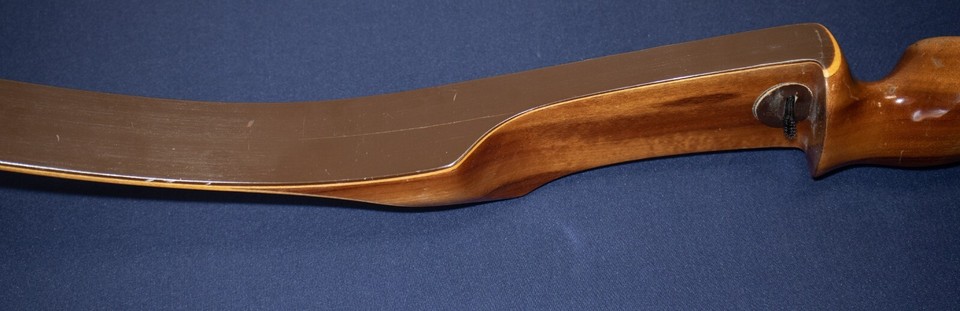 As-is Ben Pearson Colt 7070 Vintage Traditional Recurve Bow 62" 45lbs ...