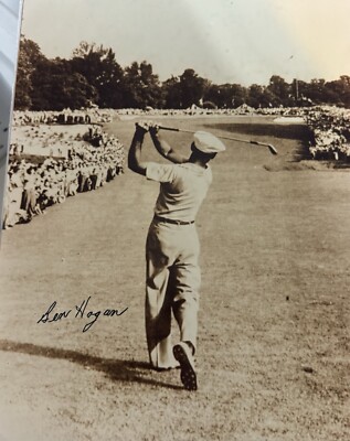 Ben Hogan Golf Signed Autograph 1950 US Open Merion One Iron Photo JSA ...