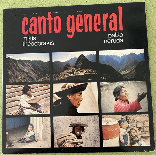 Canto General Mikis Théodorakis Pablo Neruda Album 2 disques 33 tours vinyle | eBay
