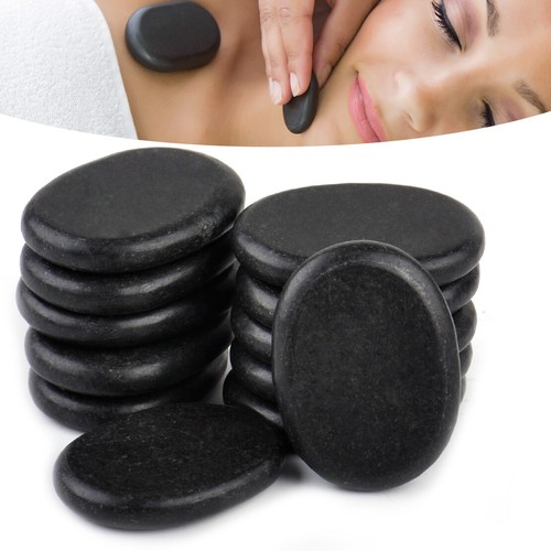 12Pcs Massage Master Hot Stone Toe Spa Massage Kit Basalt Rock Asst ...