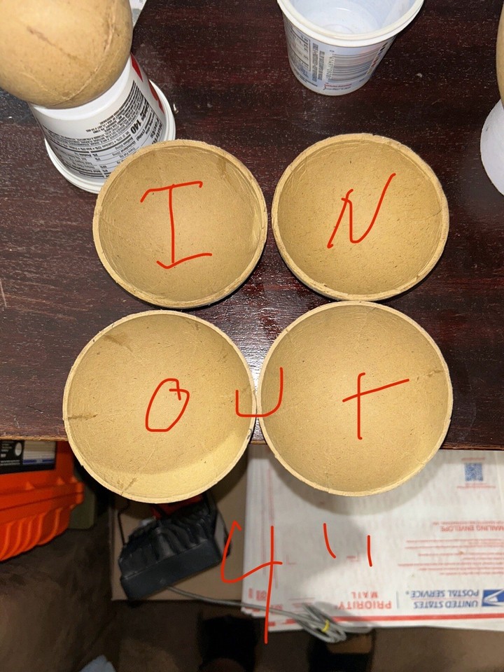 3" Paper Firework Ball Shell Nesting Hemispheres 4 part shell NEW to ...