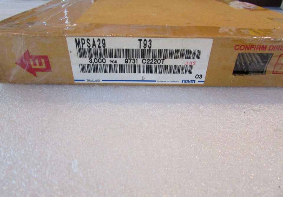 New Original MPSA29 Darlington Transistors - 3000 Pieces New in Box | eBay