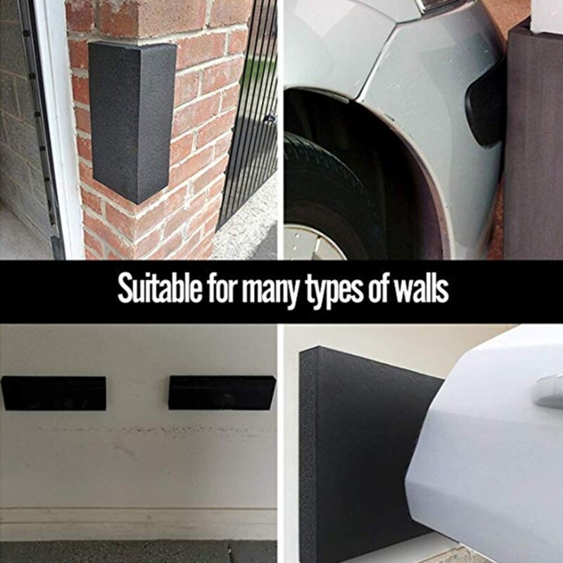 4-piece/set Garage Door Bumpers Foam Padding Door Edge Protectors for ...