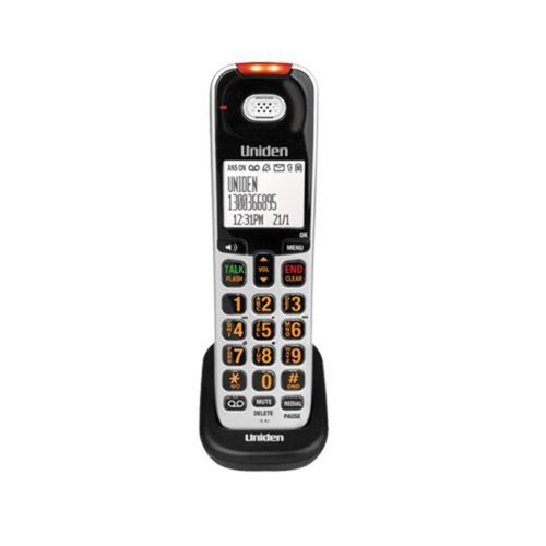 Uniden Extra DECT Handset SSE35 SSE37 DND TTS Handsfree Large Buttons ...