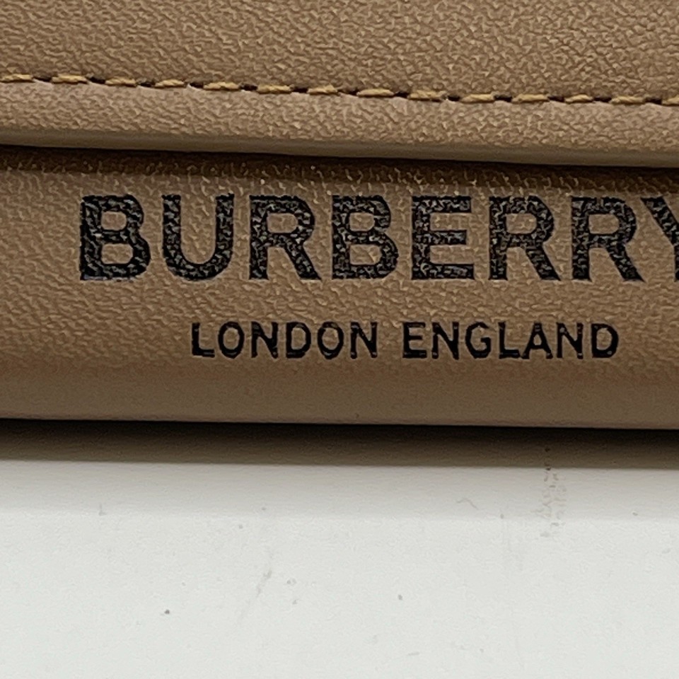 Burberry London Tan Brown Case Glasses or Sunglasses Soft Leather ...