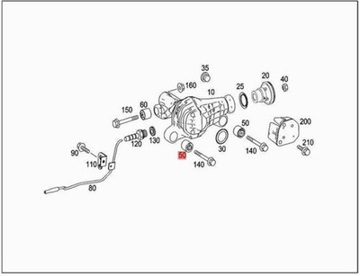 Genuine MERCEDES W164 W166 X164 X166 GL-CLASS X164 X166 Bearing ...