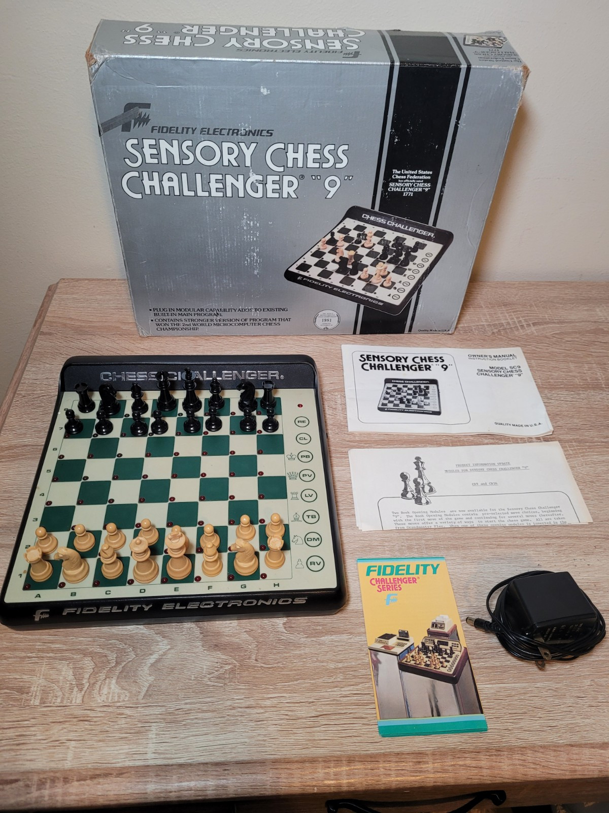 SC 9 Fidelity Electronics Sensory Chess Challenger 9 Tested AC/DCのeBay ...