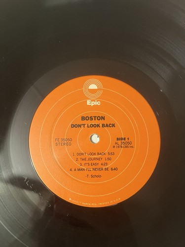 Autographed Boston Don’t Look Back Album COA | eBay