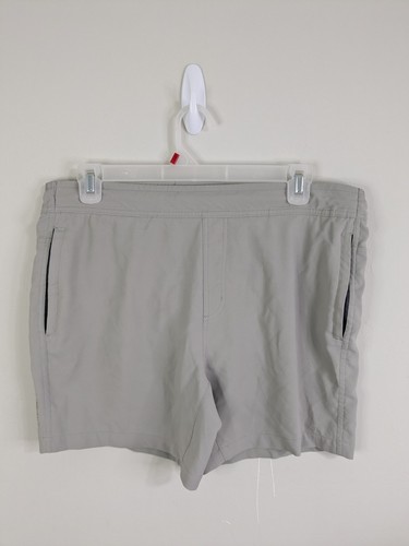 Mack Weldon Athletic Shorts Men's Large Gray Lined Stretch Running Gym ...