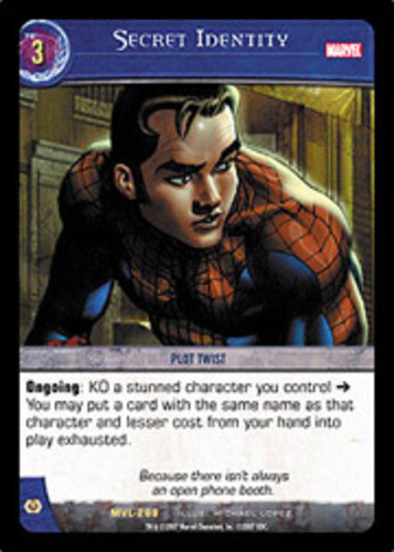 VS System: Secret Identity [Played] Marvel Legends TCG CCG Classic ...