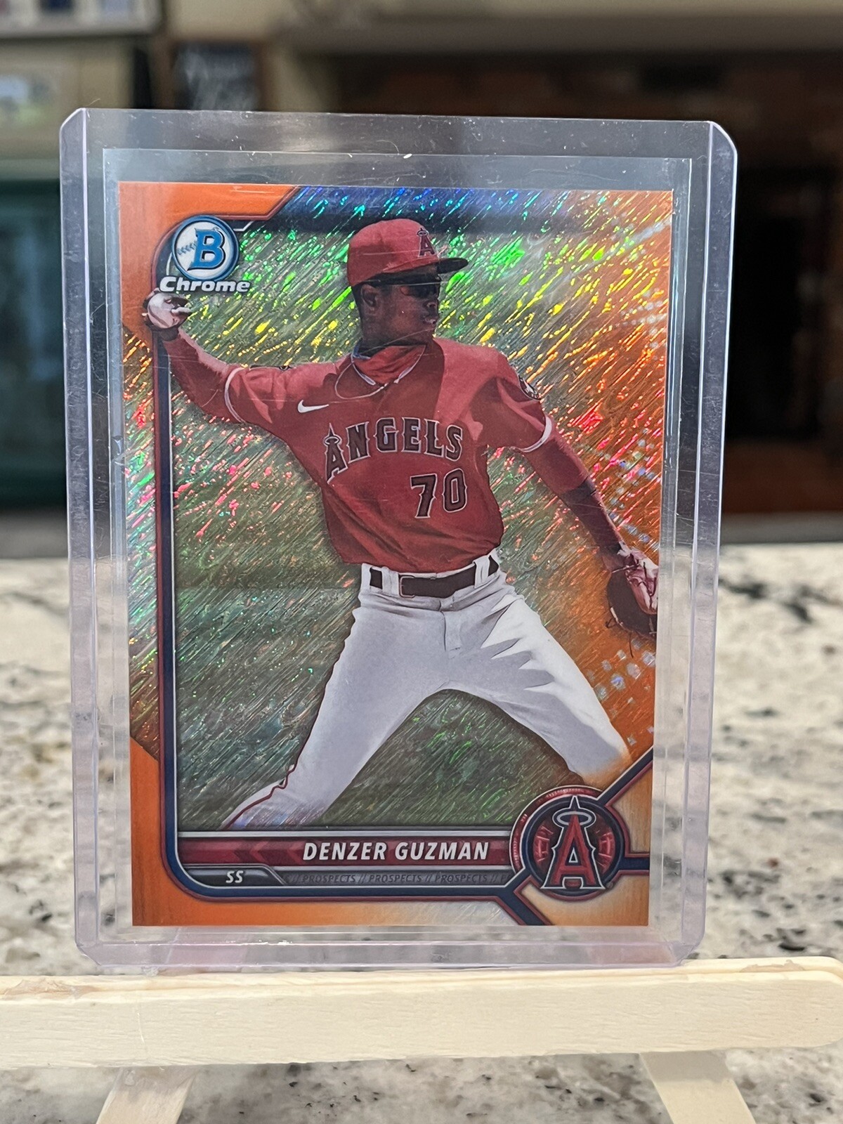 2022 bowman chrome Denzer Guzman Orange parallel # /25 | eBay