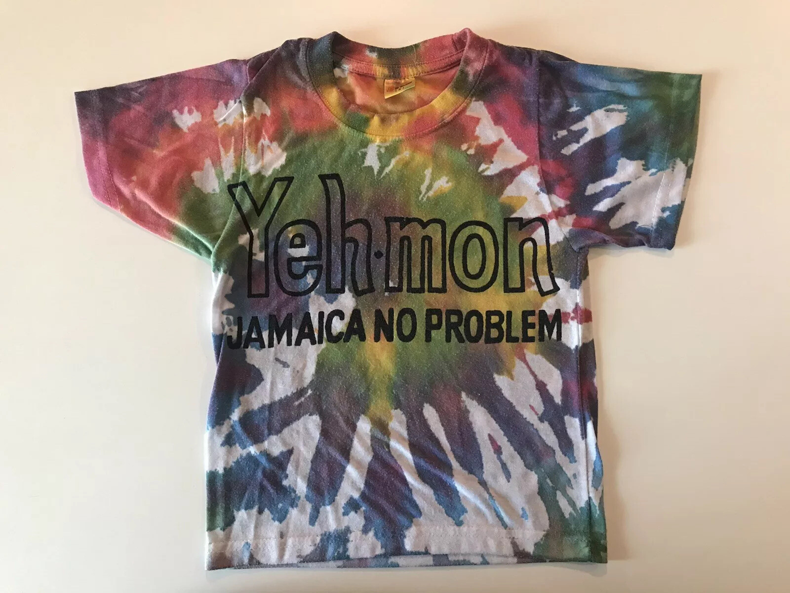 “YEH-MON JAMAICA NO PROBLEM” TIE DYE SIZE S | eBay