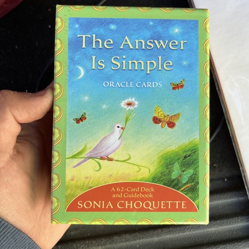 The Answer Is Simple Oracle Cards by Sonia Choquette: 62-Card Deck and ...