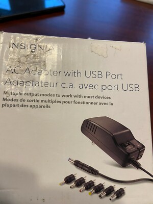 Insignia AC Adapter with USB Port (NS AC 1200 C) | eBay