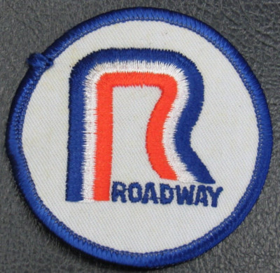 Vintage Embroidered Patch Roadway Trucking truck driver uniform 2.5 ...