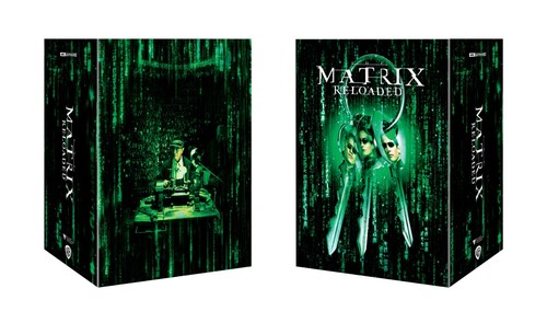 THE MATRIX RELOADED MANTA LAB [4K+2D] STEELBOOK 1-CLICK BOXSET GLOW IN ...