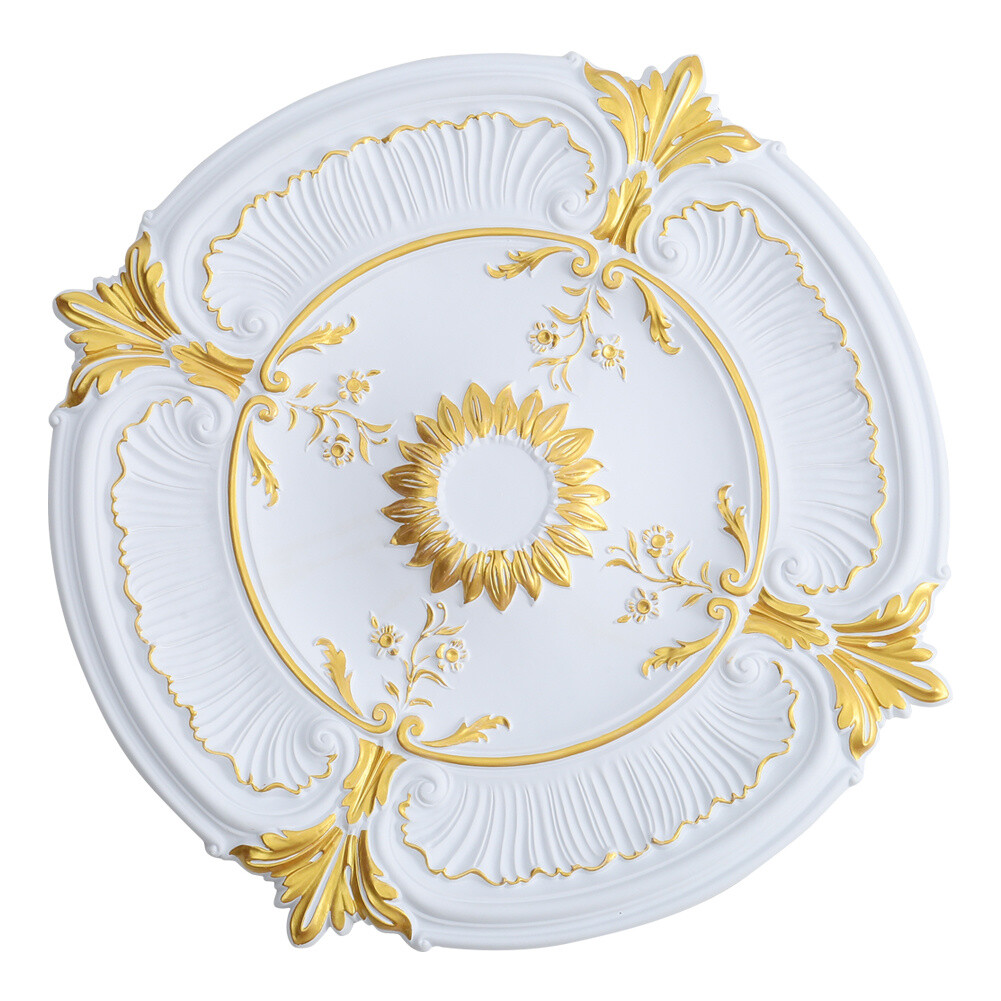 Color Ceiling Roses Medallions