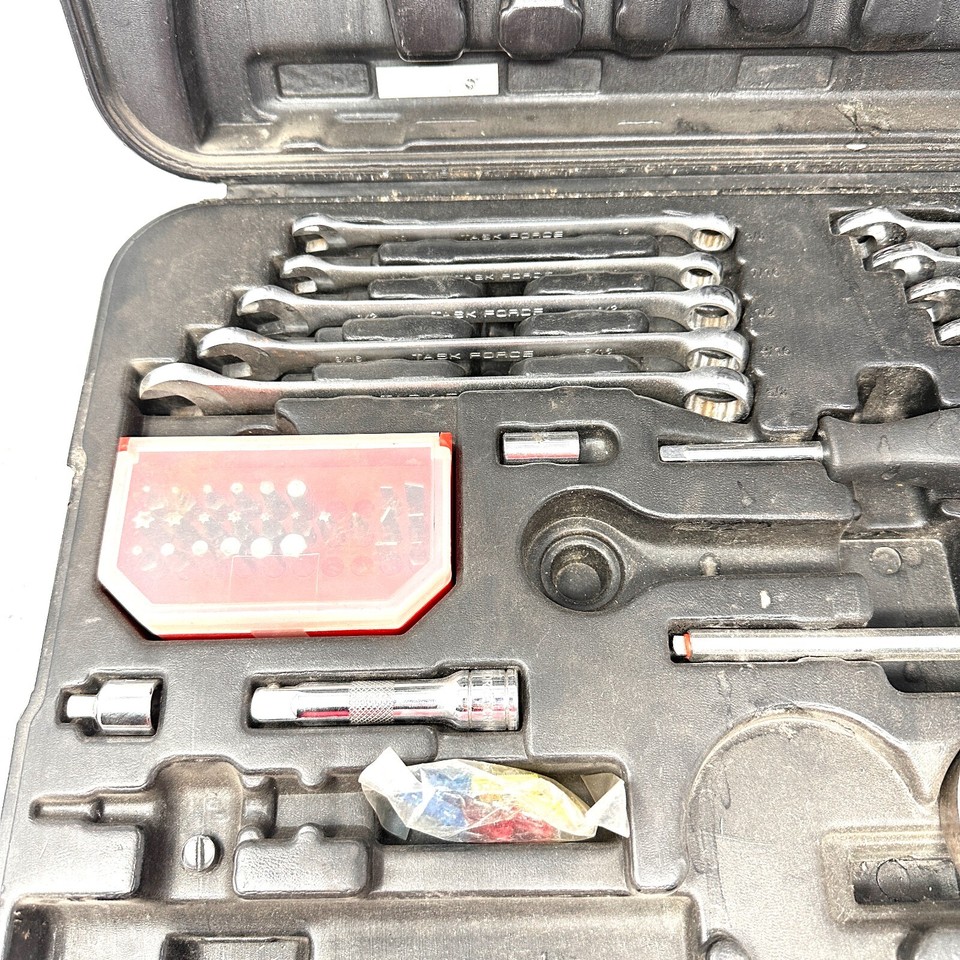 Task Force Open End Wrench Set and Socket Set With Storage Case | eBay