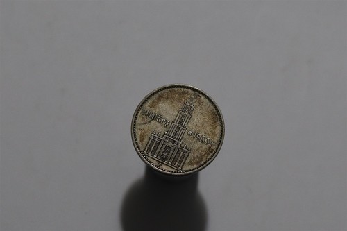 🧭🇩🇪GERMANY THIRD REICH CHURCH 2 REICHSMARK 1934 E SILVER NICE TONINGB91 ...