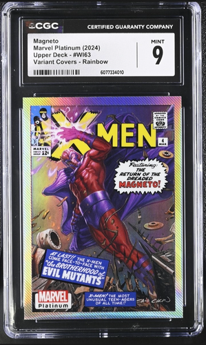 2024 Marvel Platinum - Magneto Cover Variant Rainbow #WI63 - CGC 9 MINT ...