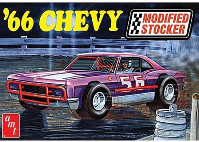 AMT 66 Chevy Impala Modified Stocker - Plastic Model Car Vehicle Kit ...