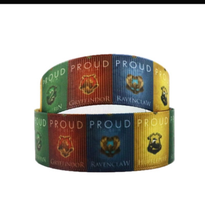 Harry Potter Ribbon Hogwarts (Proud) Ravenclaw Hufflepuff Slytherin ...