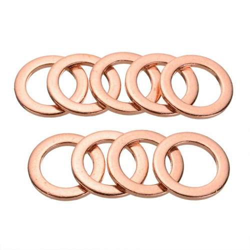 400PCS Assorted Solid Copper Car Engine Washers Crush Seal Flat Ring ...