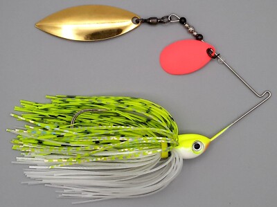 Custom Spinnerbait ~ Red Kicker ~ 3/8 oz Tandem | eBay