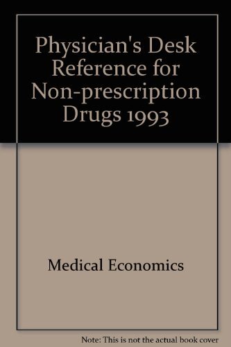 PDR NON PRESCRIPTION DRUGS 14ED (PHYSICIANS' DESK By Medical Economics ...