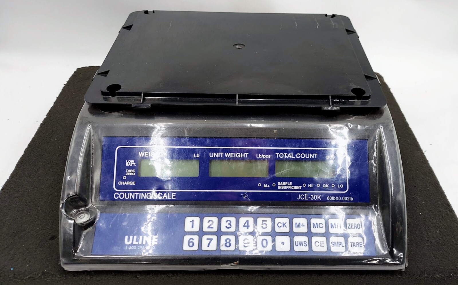 Uline Jce-30k 60lb X .001lb Digital Economy Counting Scale for sale ...